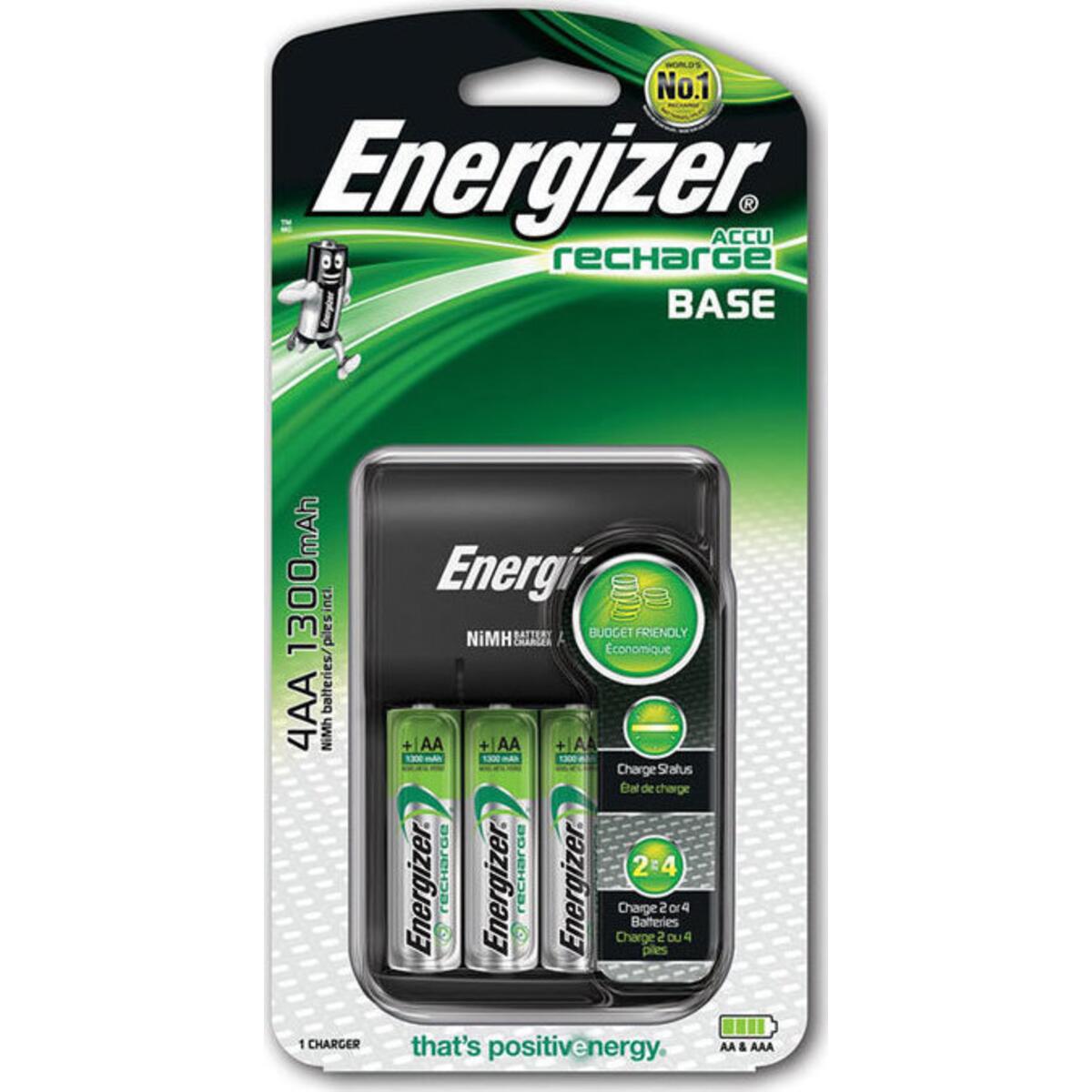 Φορτιστής Μπαταριών Energizer ACCU Recharge Base για AA/AAA με 4 ΑΑ ...
