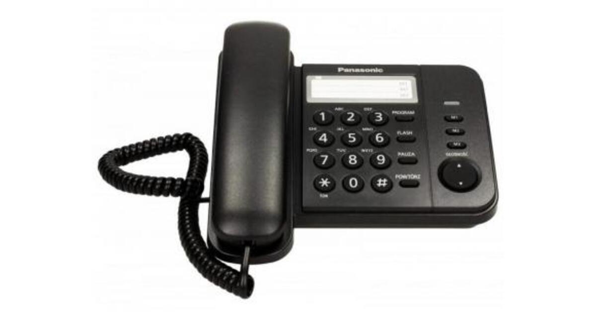 Σταθερό τηλέφωνο PANASONIC KX-TS520EX2B | www.oikonomou-shop.gr