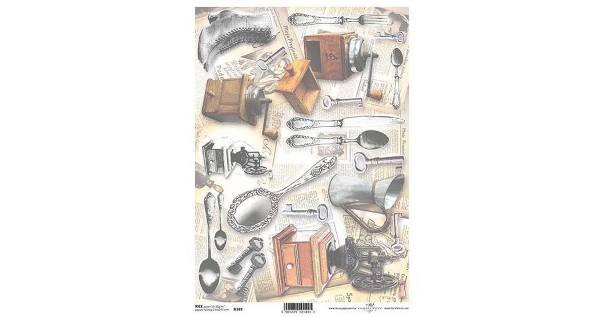 Ριζόχαρτο για Decoupage Next "vintage" 21x29εκ. (ITD-R349) (1 τεμάχιο ...