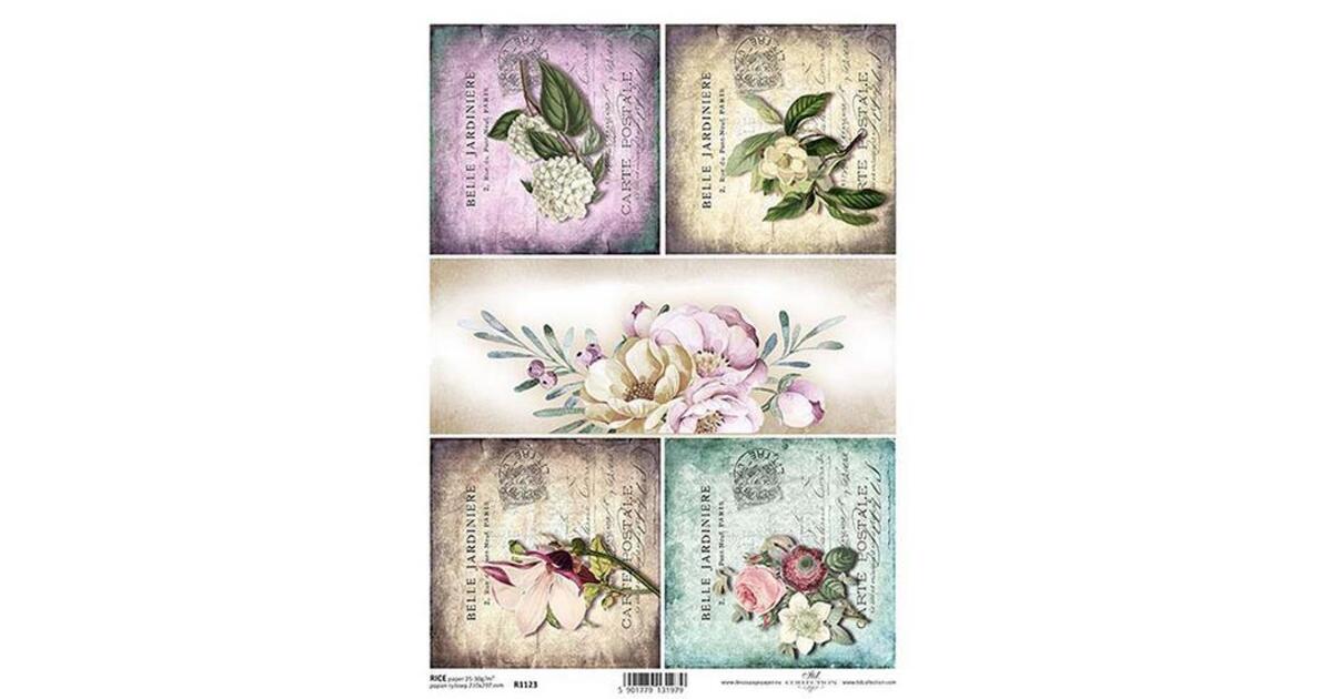 Ριζόχαρτο για Decoupage Next "belle jardiniere" 21x29εκ. (ITD-R1123) (1 ...