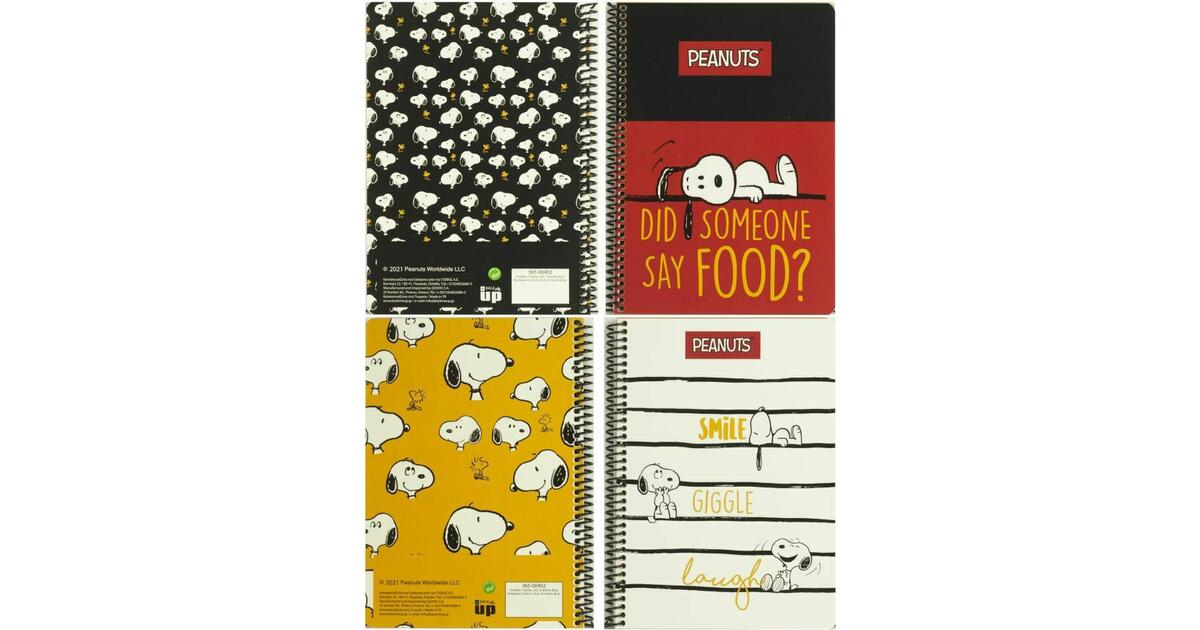 Τετράδιο σπιράλ BMU Peanuts 2 θεμάτων 17x25cm 70 φύλλα σε διάφορα ...