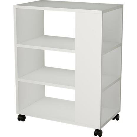 ΡΑΦΙΕΡΑ ΜΕΛΑΜΙΝΗΣ ΜΕ ΡΟΔΑΚΙΑ ΛΕΥΚΗ HM9441.01 60x35x75Υεκ. | www ...