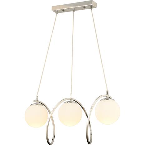 ΦΩΤΙΣΤΙΚΟ ΟΡΟΦΗΣ ΑΣΗΜΙ 3ΦΩΤΟ HM7384.03 60x85cm | www.oikonomou-shop.gr