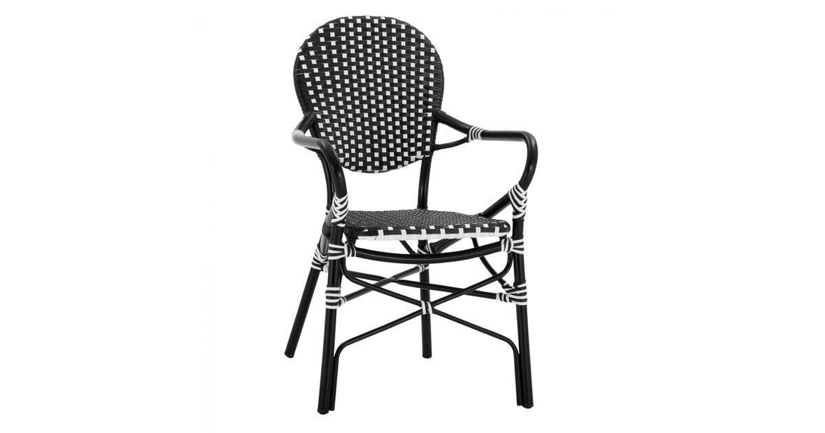 ΠΟΛΥΘΡΟΝΑ ΑΛΟΥΜΙΝΙΟΥ BAMBOO LOOK ΜΕ ΜΑΥΡΟ ΛΕΥΚΟ WICKER HM5793.02 ...