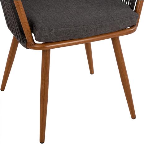 ΠΟΛΥΘΡΟΝΑ ΑΛΟΥΜΙΝΙΟΥ HARRIET BAMBOO LOOK ΜΕ ΣΧΟΙΝΙ ΓΚΡΙ HM5548.01 ...