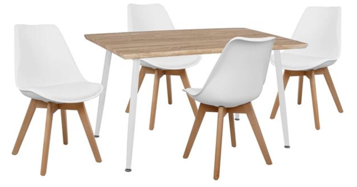 ΣΕΤ ΤΡΑΠΕΖΑΡΙΑΣ 5ΤΜΧ HM10350.02 ΤΡΑΠΕΖΙ 120x70x76,5 cm & ΚΑΡΕΚΛΕΣ VEGAS ...