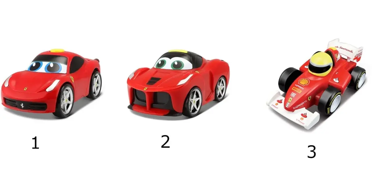 Bburago junior ferrari F2012 touch& go σε διάφορα σχέδια (16/81605 ...