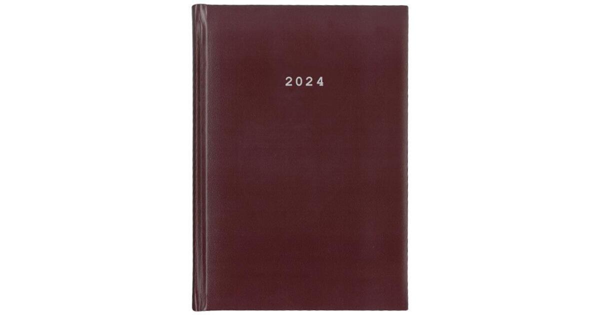 Ημερολόγιο ημερήσιο δετό NEXT Basic 17x25cm 2024 μπορντό | www ...