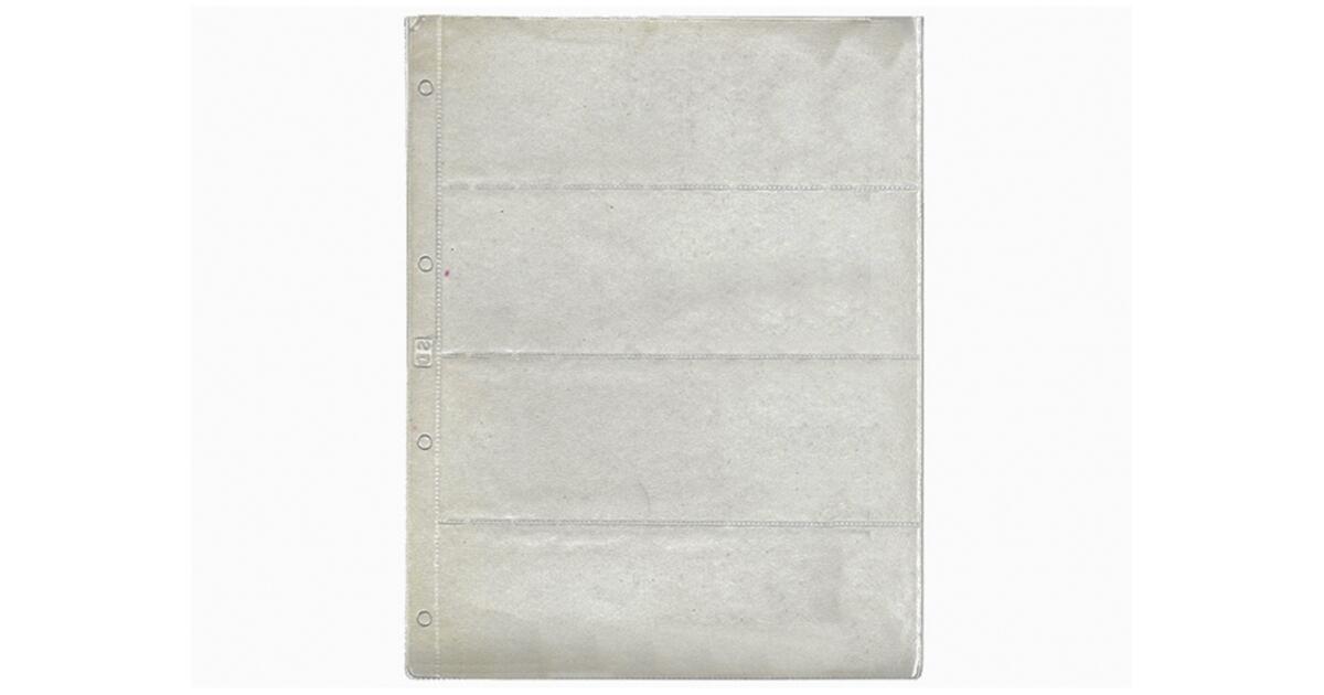 Ανταλλακτικά θήκες καρτών Α4 23x31cm με 4 οριζόντια χωρίσματα (Για Ζ ...