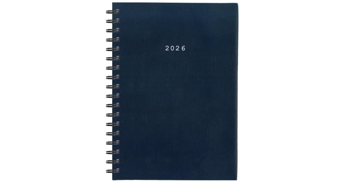 Ημερολόγιο ημερήσιο σπιράλ NEXT Basic 12x17cm 2026 μπλε | www.oikonomou ...