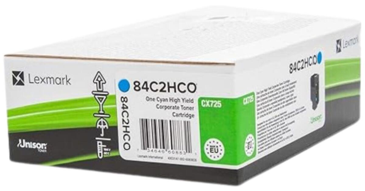 Toner Lexmark 84C2HC0 Cyan 16k H/C CX725 (Cyan) | www.oikonomou-shop.gr